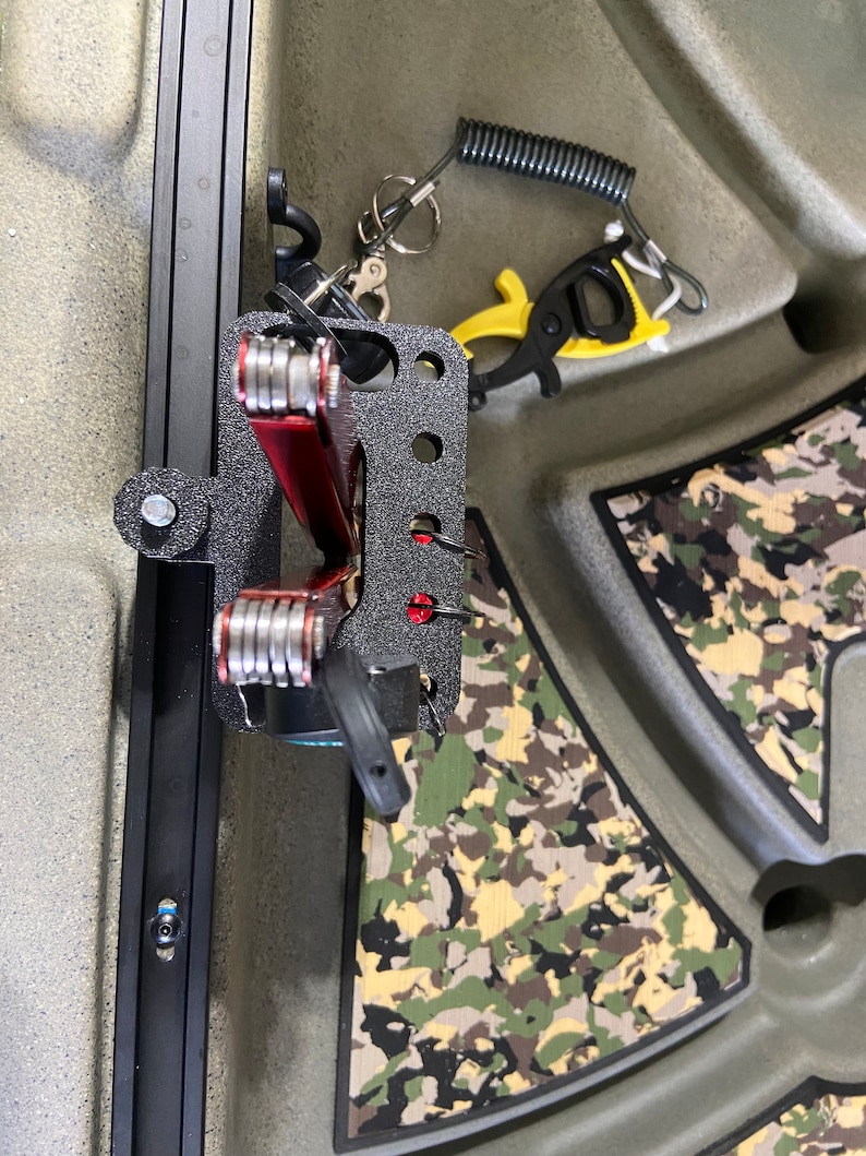 Tool and Lure Holder - Track Mounted Kayak or Boat Accessory. 3D ...