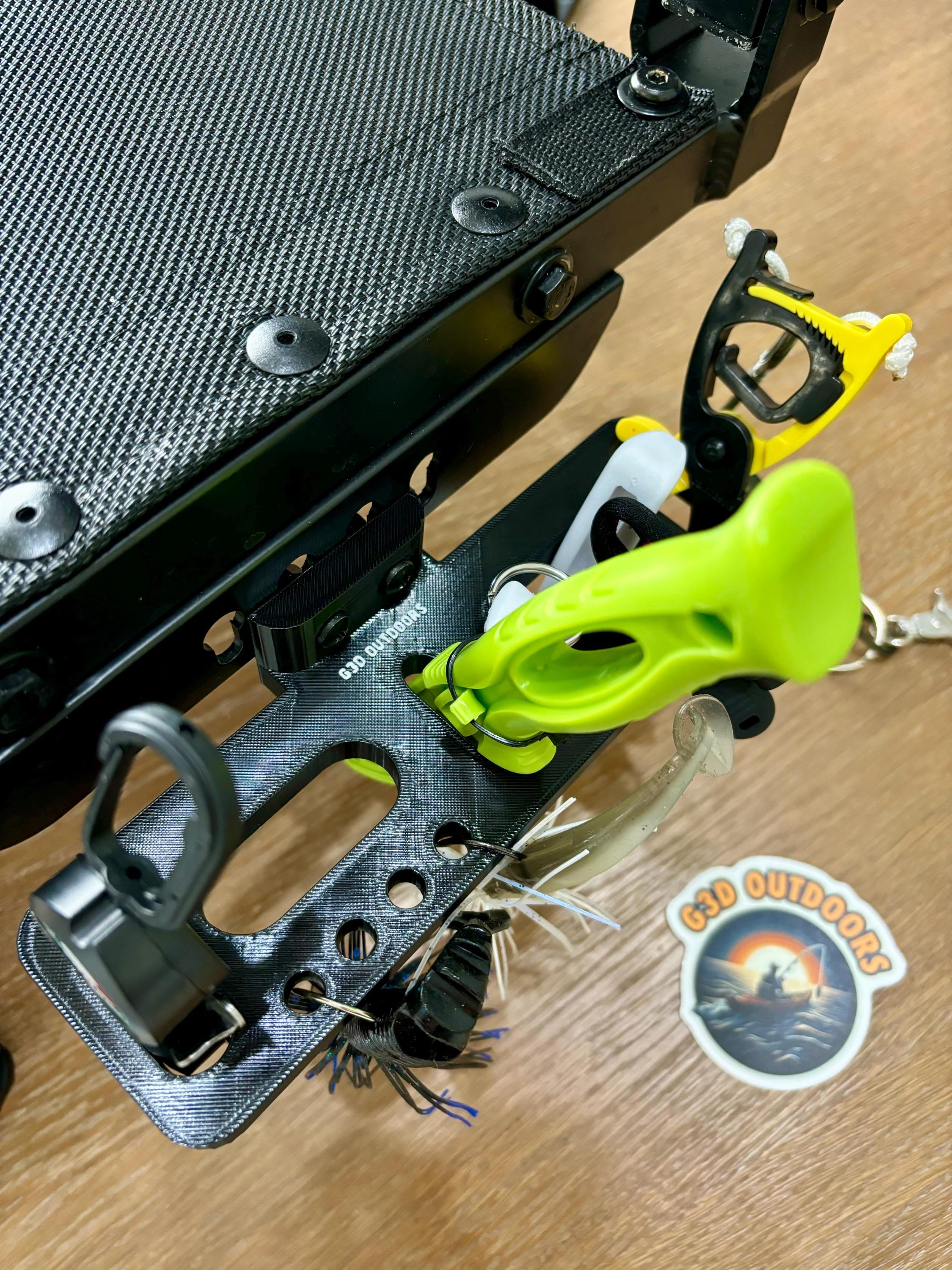 Tool and Lure Holder - Seated Mounted Kayak or Boat Accessory. 3D ...