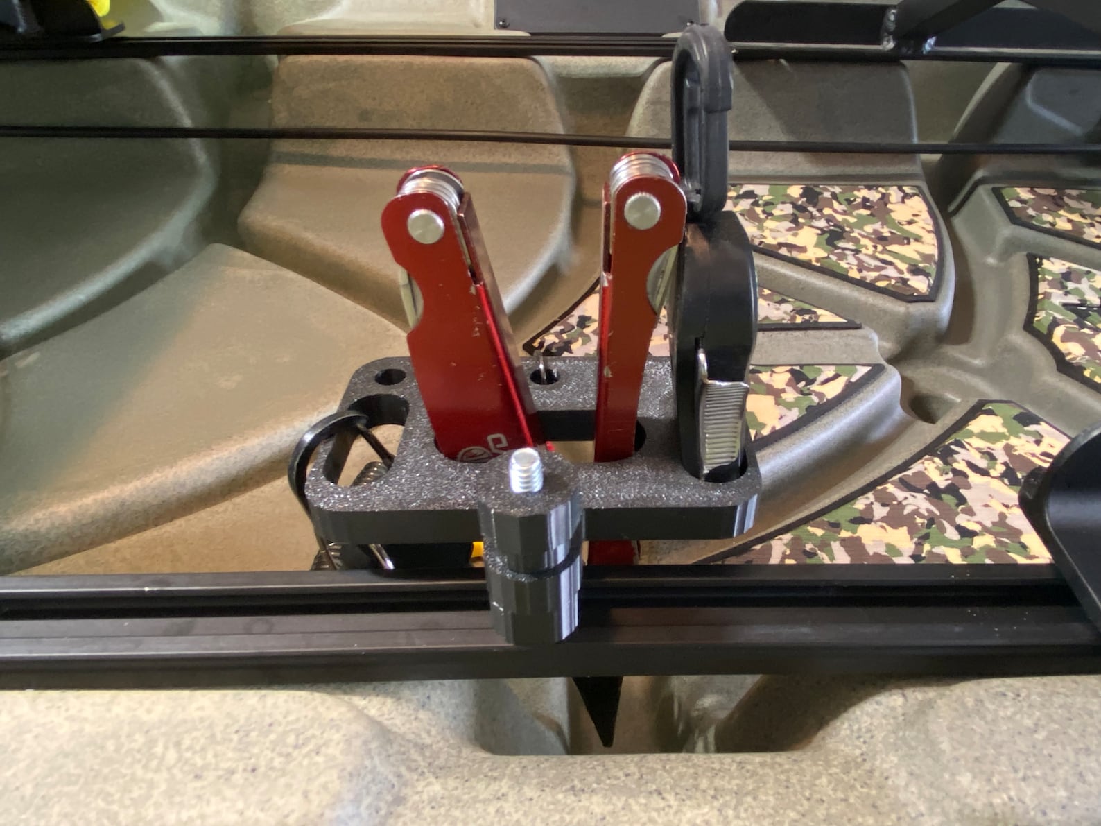 Tool and Lure Holder - Track Mounted Kayak or Boat Accessory. 3D ...