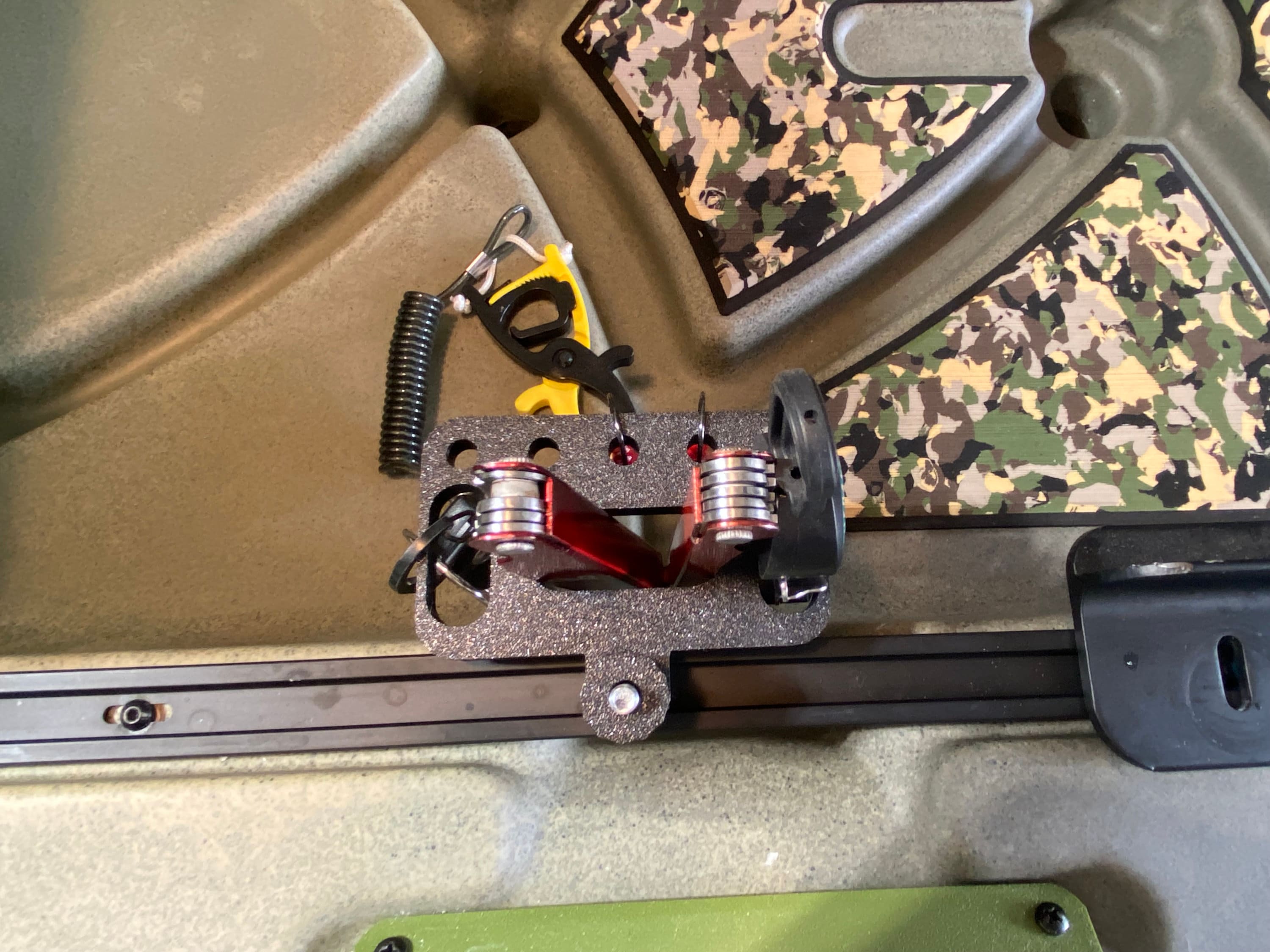 Tool and Lure Holder - Track Mounted Kayak or Boat Accessory. 3D ...