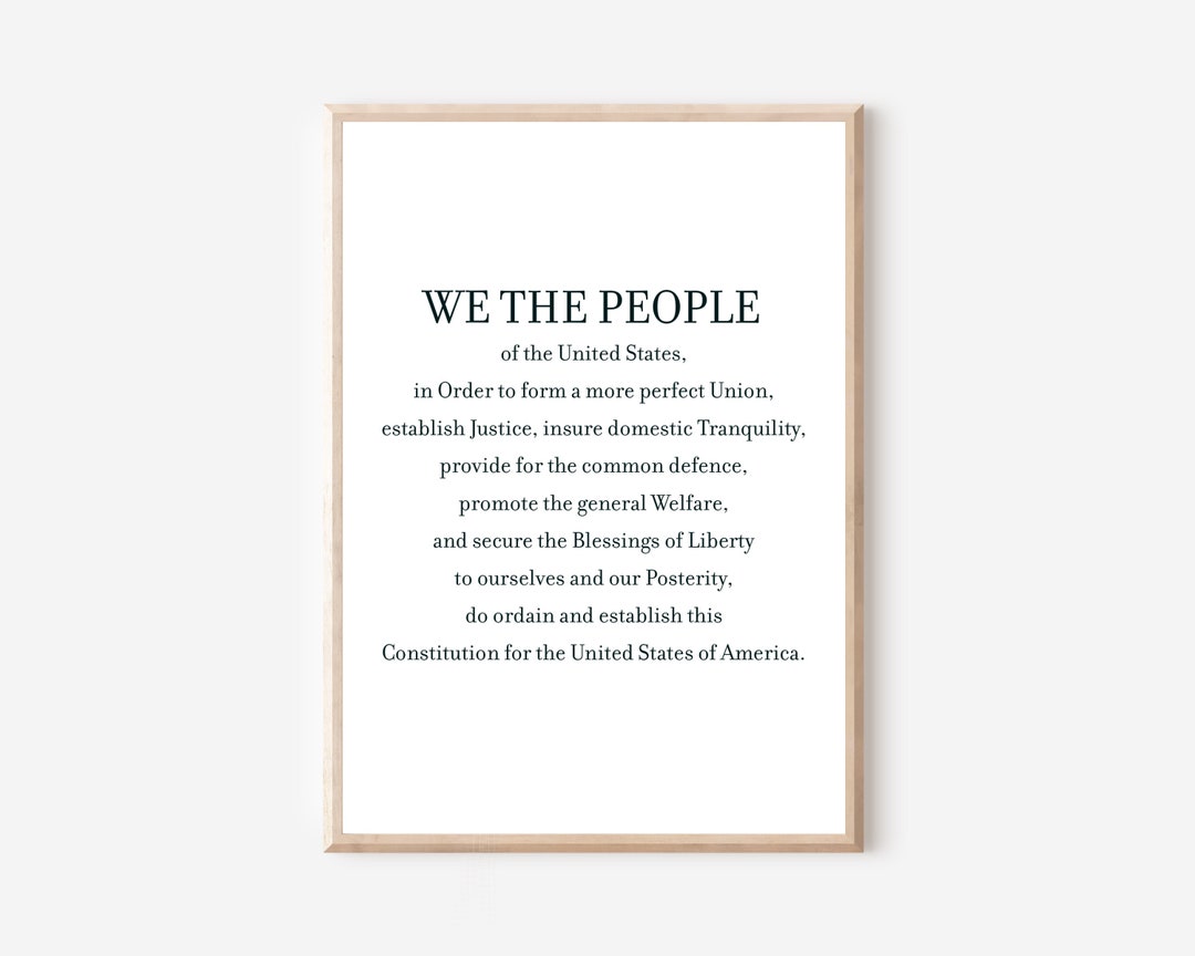 We the People SVG/PNG/PDF. Patriotic Wall Art and Decor and Print. - Etsy