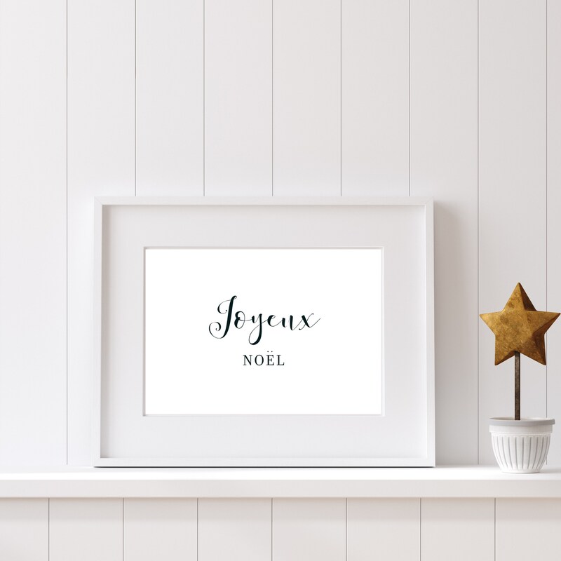 Joyeux Noel Sign - Etsy