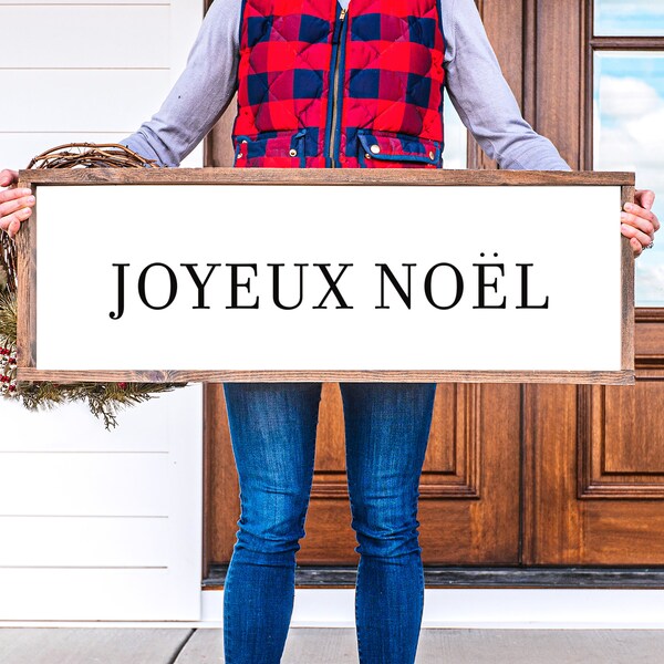 Joyeux Noel Sign - Etsy