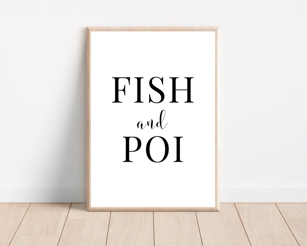 Fish and Poi SVG/PNG/PDF. Hawaiian Food Sign. Hawaiian Wall Art and ...