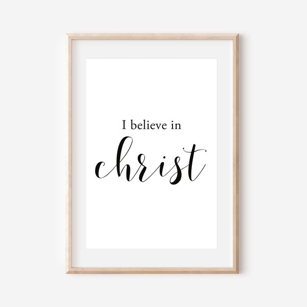 I Believe in Christ Primary - Etsy