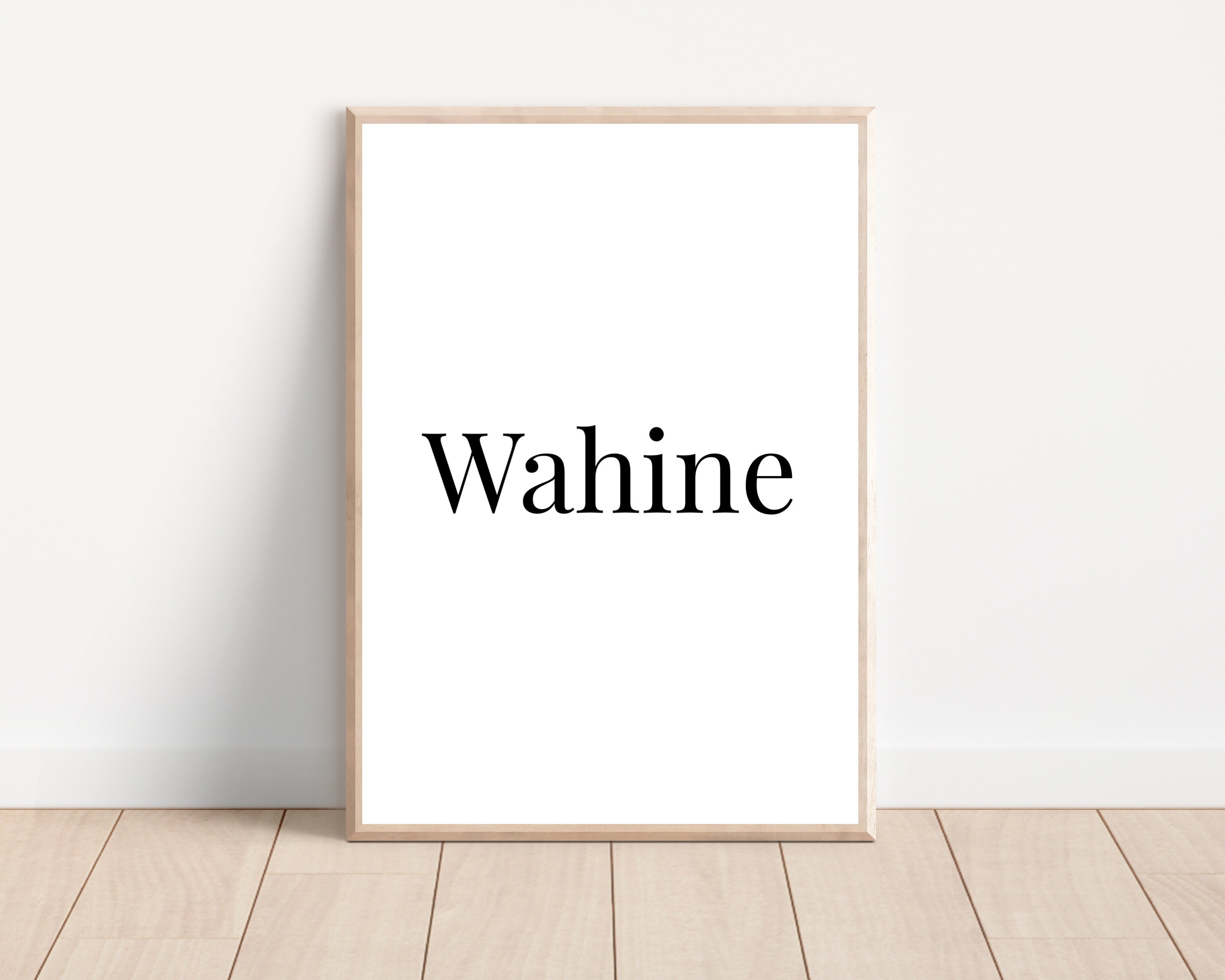 Wahine SVG/PNG/PDF. Hawaiian Wall Art and Decor. Hawaiian Cut File and ...