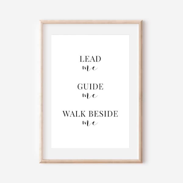 Lead Me Guide Me - Etsy