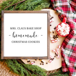 Mrs. Claus Bake Shop SVG. Holiday Cut File. Holiday Digital Print ...