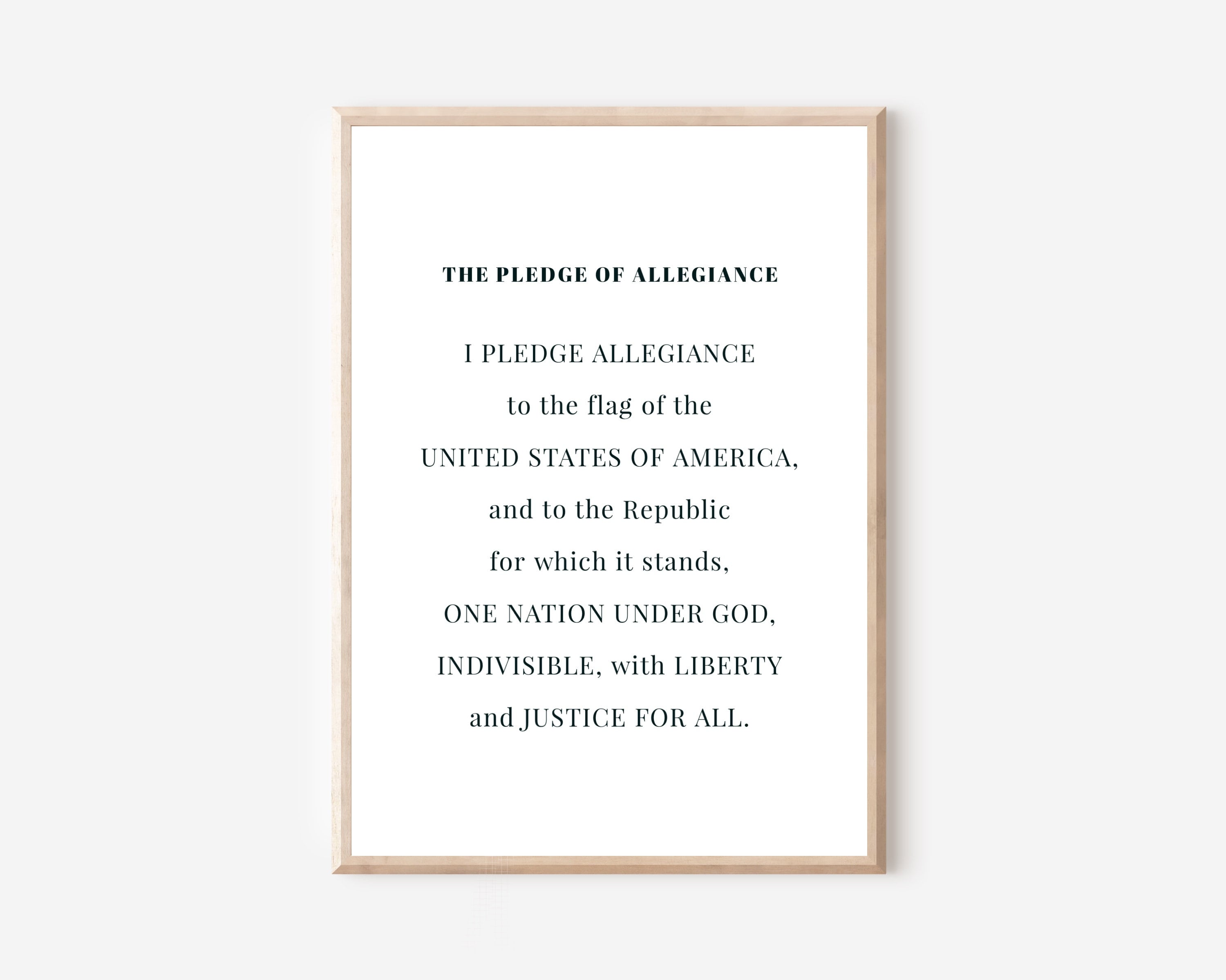 The Pledge of Allegiance SVG/PNG/PDF. Montessori Nursery. Educational ...