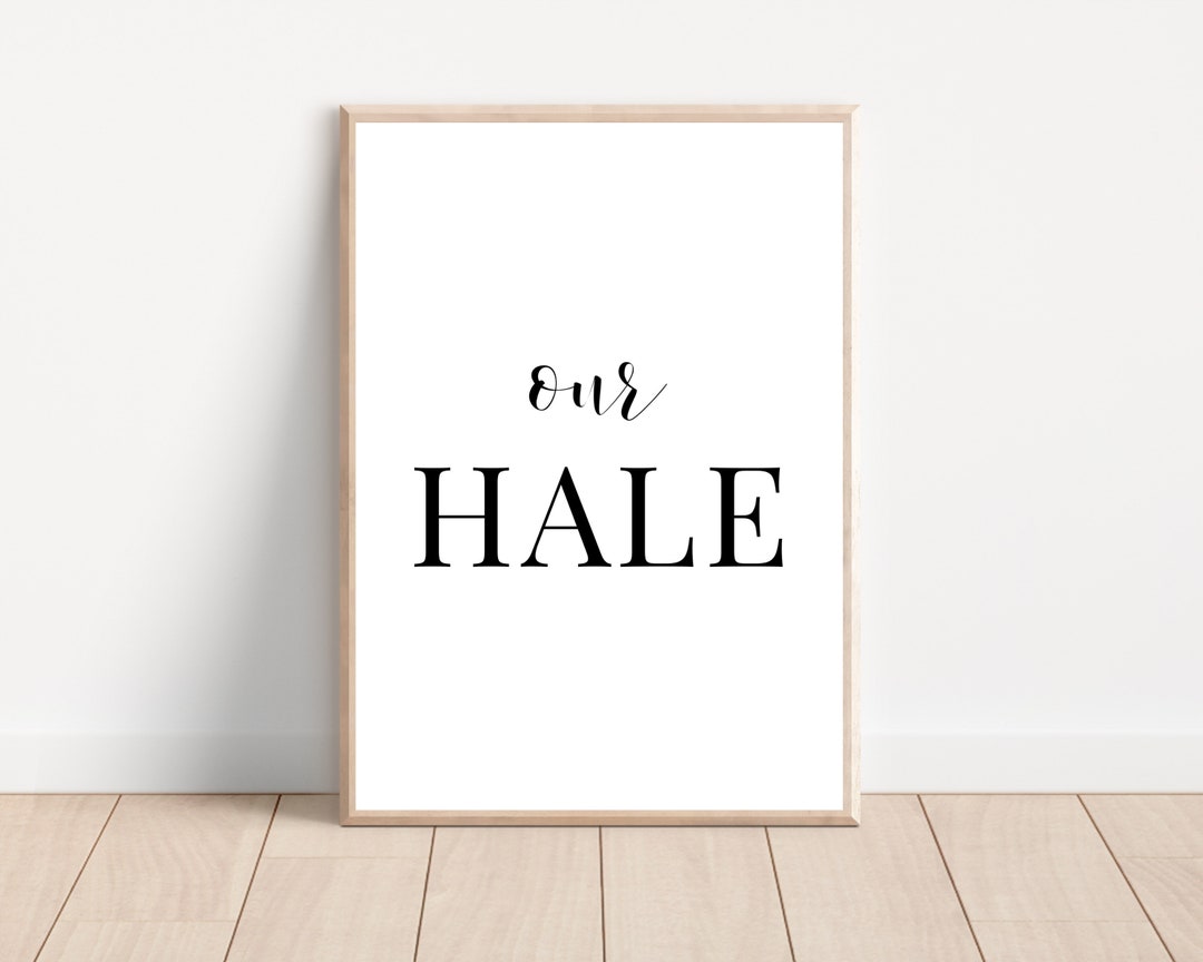 Our Hale SVG/PNG/PDF. Our Home Hawaiian Sign. Hawaiian Wall Art and ...
