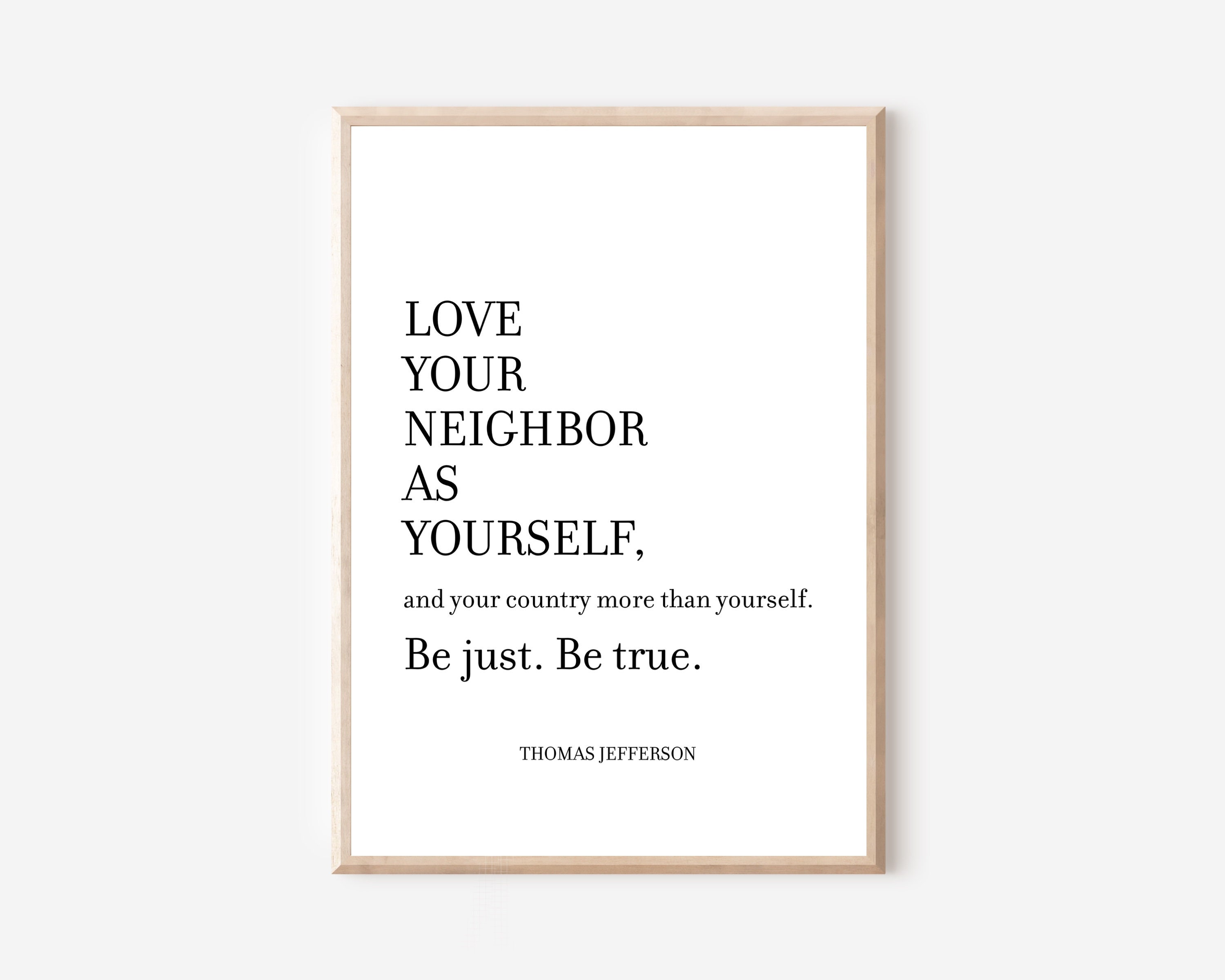 Thomas Jefferson Quote SVG/PNG/PDF. Patriotic Wall Art. Minimalist ...