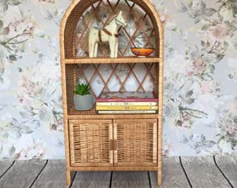 Wicker Bookcase - Etsy