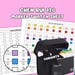 Chen Rui 120 Alcohol Marker Swatch Chart Printable Color Chart Template ...
