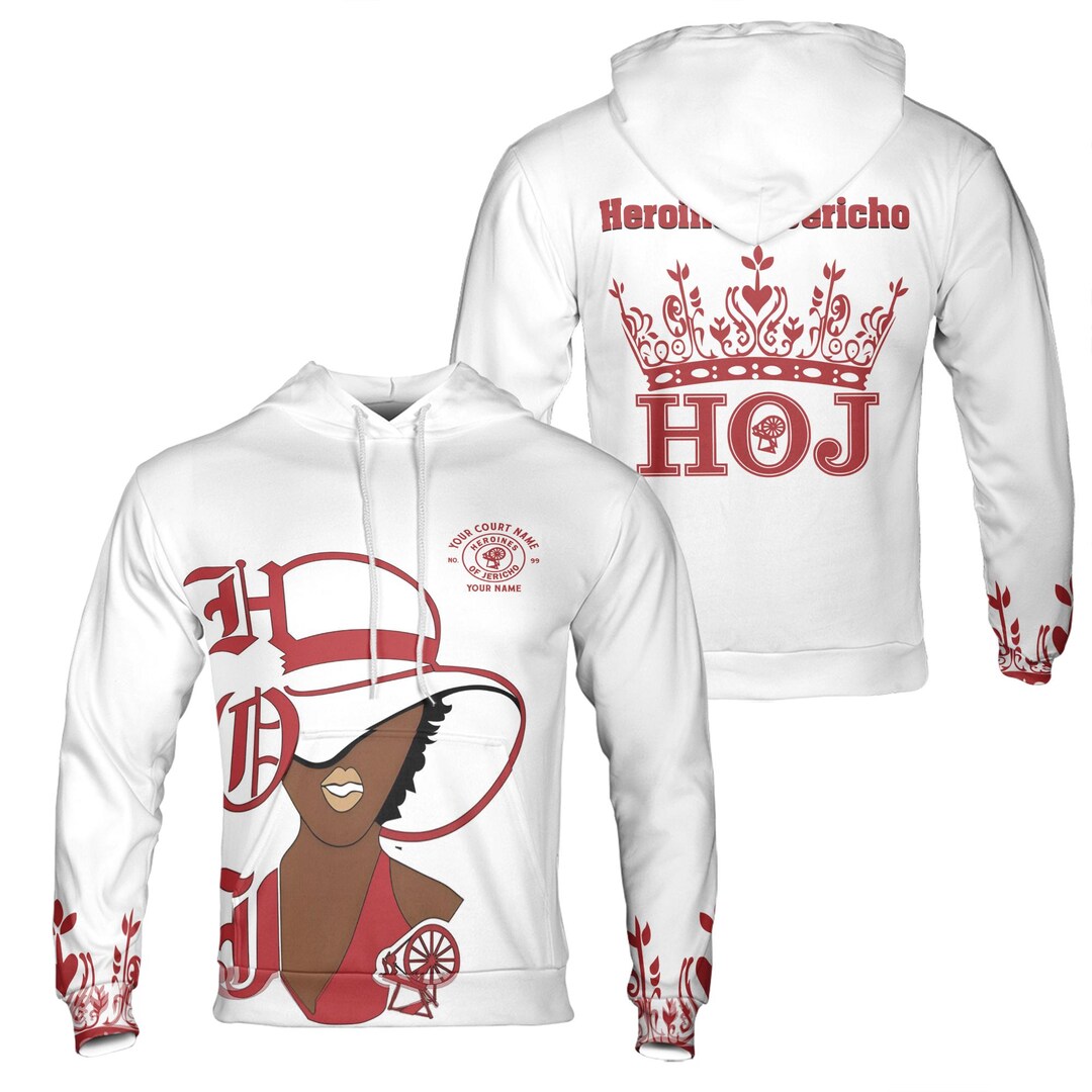 Customized Heroines of Jericho HOJ Elegant Lady and Floral Hoodie S-5XL - Etsy