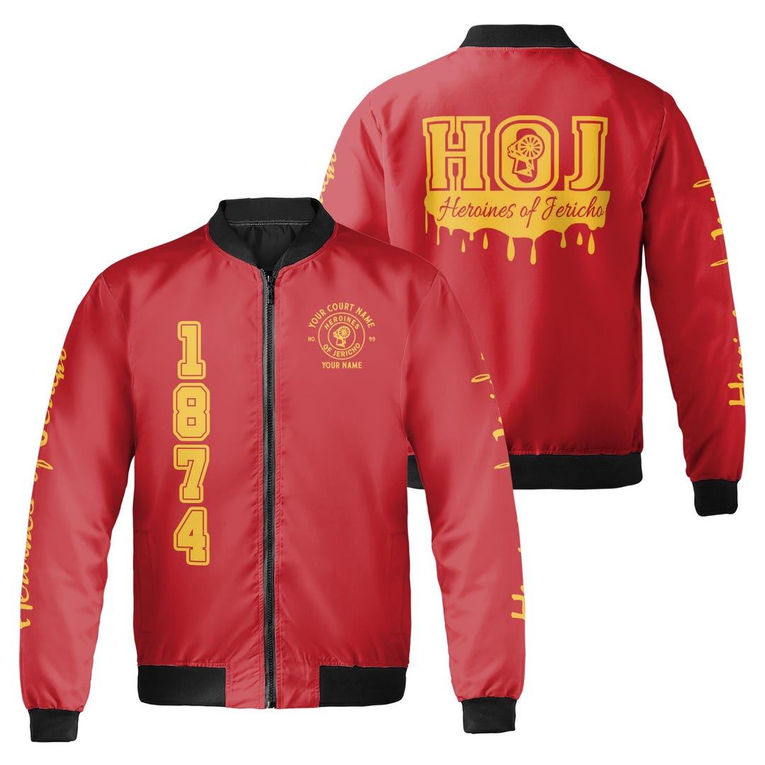 Custom Name Heroines of Jericho 1874 HOJ Bomber Jacket S-5XL - Etsy