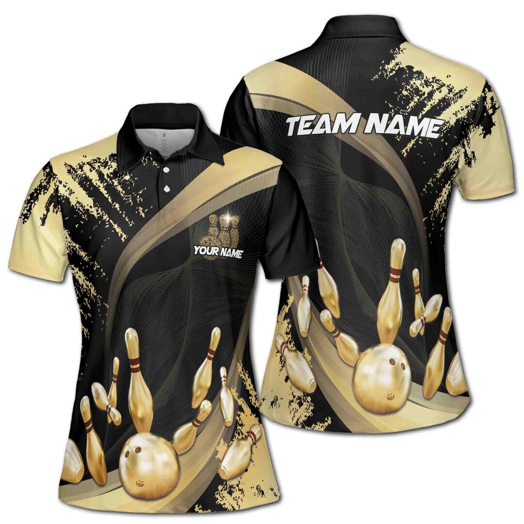 Customized Bowling Ball Golden Time to Play Bowling S-5XL - Etsy