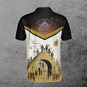 Freemasonry the Structure of Freemasonry Men's Polo Shirt S-5XL - Etsy