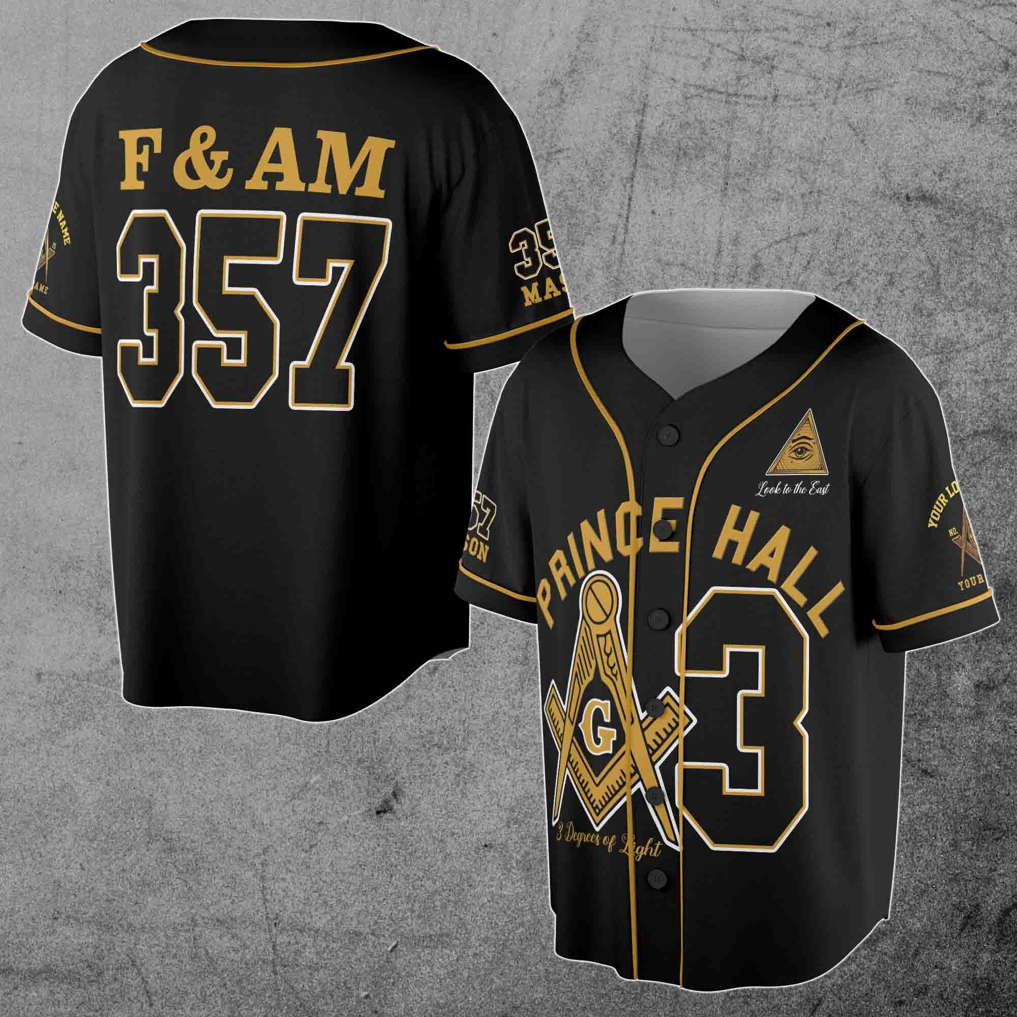 Personalize Lodge, Number and Name Freemasonry Prince Hall 357 F&AM 3D ...