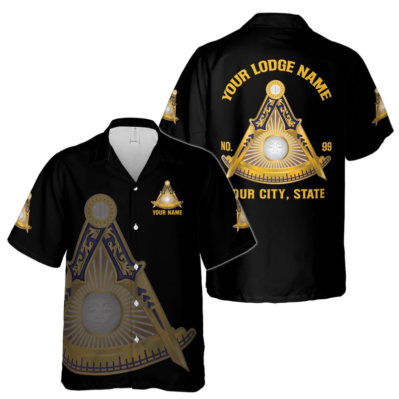 Hawaiian Masonic Shirts - Etsy