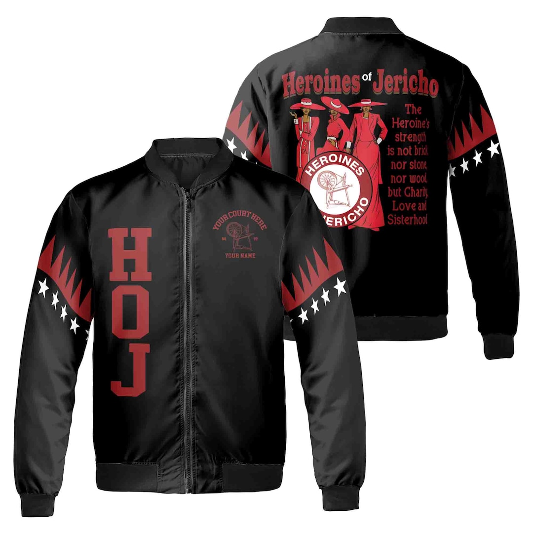 Personalized Heroines of Jericho HOJ Sisterhood Bomber Jacket S-5XL - Etsy