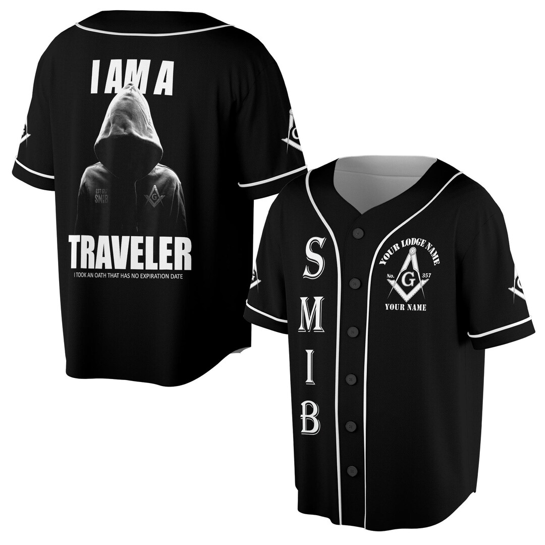 Masonic I Am A Traveler SMIB Freemason Baseball Jersey S-5XL - Etsy