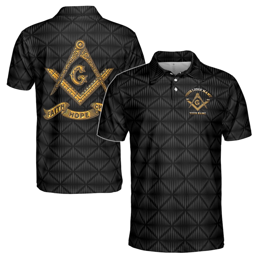 Personalized Master Mason Freemasonry Men's Polo Shirt S-5XL - Etsy