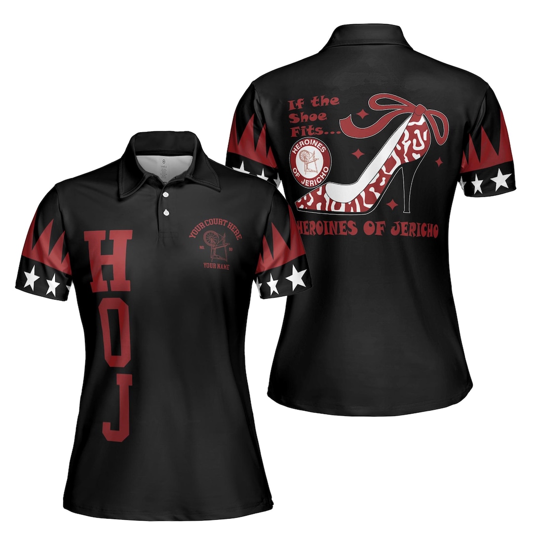 Customized Heroines of Jericho HOJ Sisterhood Women's Polo Shirt S-5XL - Etsy