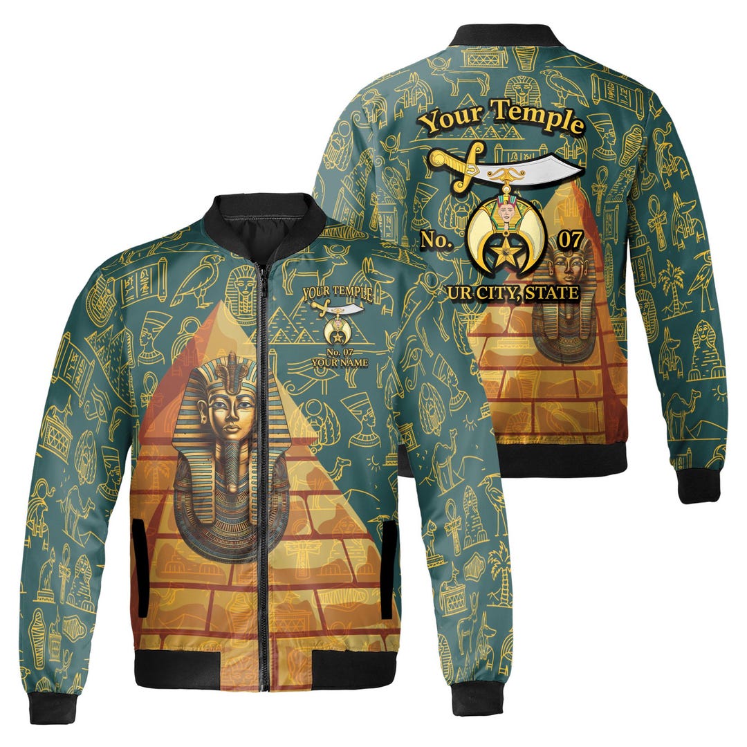 Personalized Masonic Noble Shriner Bomber Jacket S-5XL - Etsy