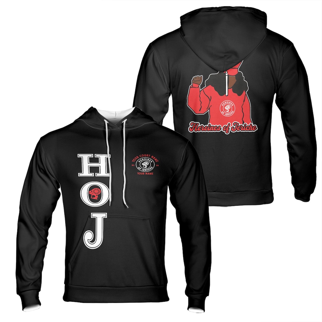 Custom Name Heroines of Jericho With HOJ Lady Hoodie S-5XL - Etsy