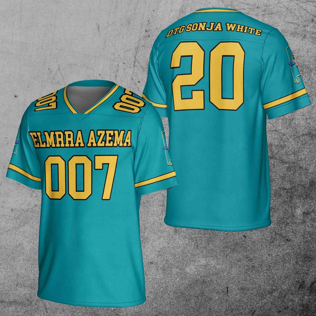 Custom Name Team Name Color 3D All Over Print Football Jersey Shirt ...