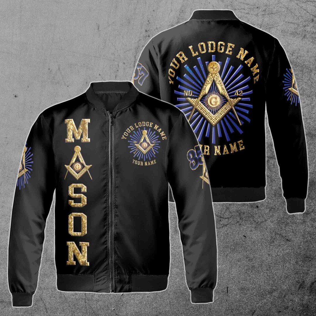 Customize Lodge Name Name and Number Freemasonry Masonic Symbol Unisex ...