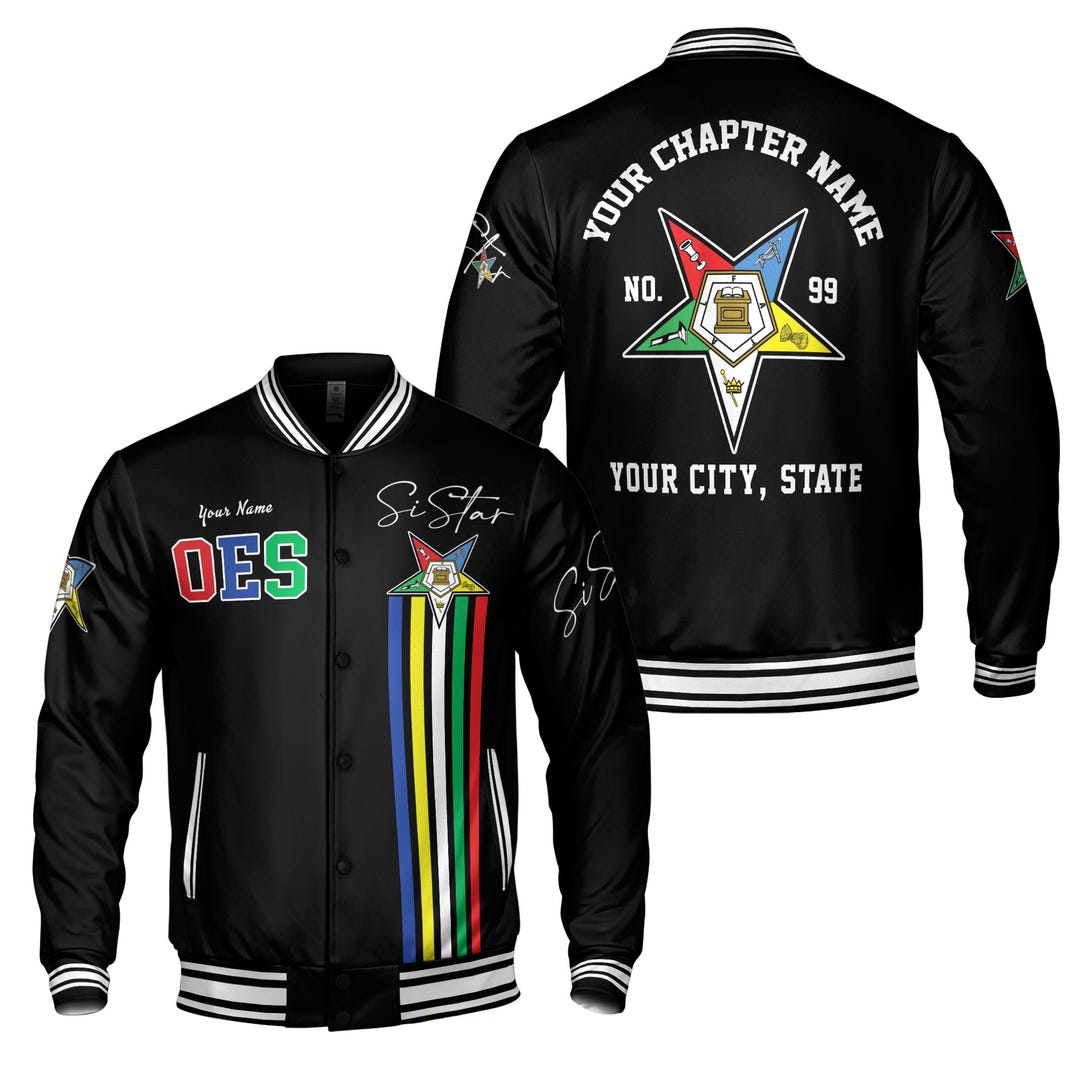 Personalized OES Pentagon Down Order of Eastern Star Sistar Varsity ...