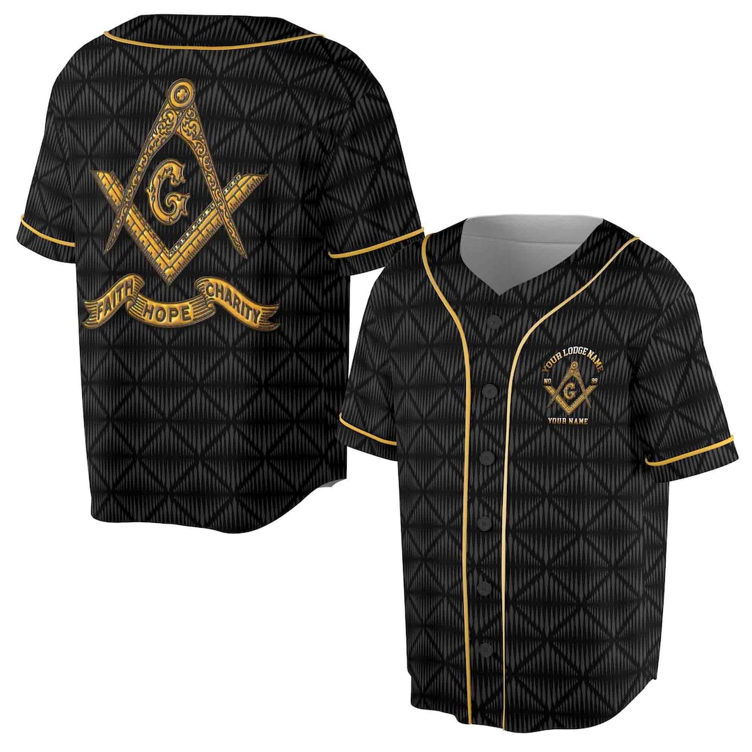 Personalized Master Mason Freemasonry Baseball Jersey S-5XL - Etsy