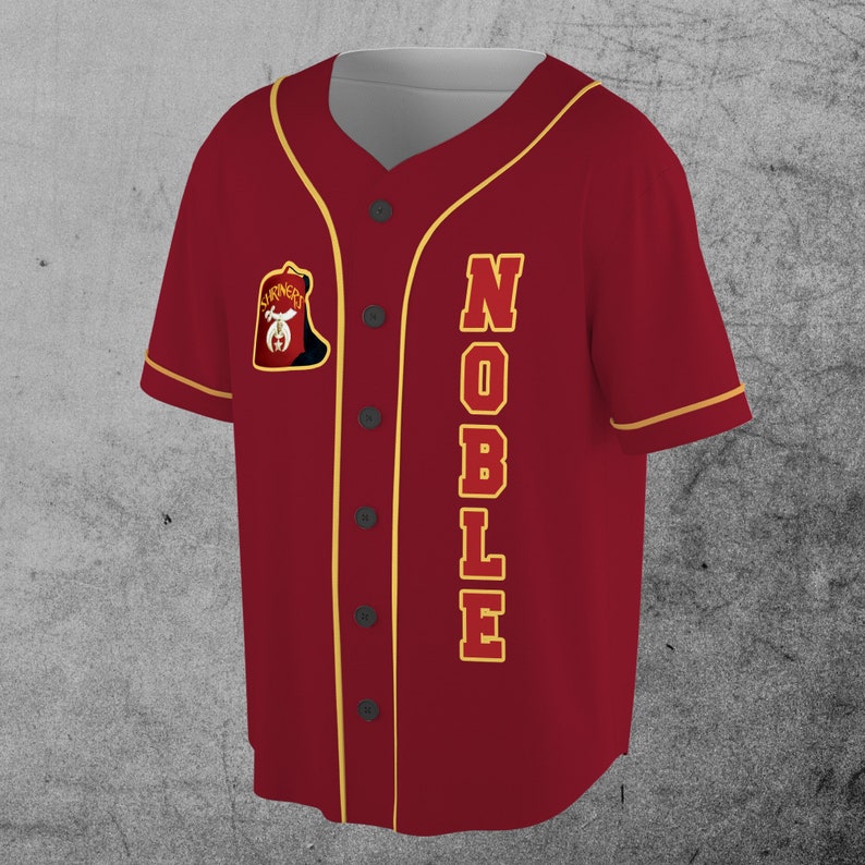 Personalize Temple Name Red Shriners Noble Masonic 3D Baseball - Etsy