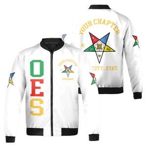 Custom Name Chapter Order of the Eastern Star OES Pentagon up Unisex ...