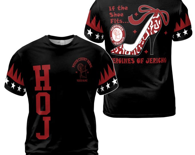 HOJ - Heroines of Jericho Logo Emblem Cotton Gloves. - Etsy