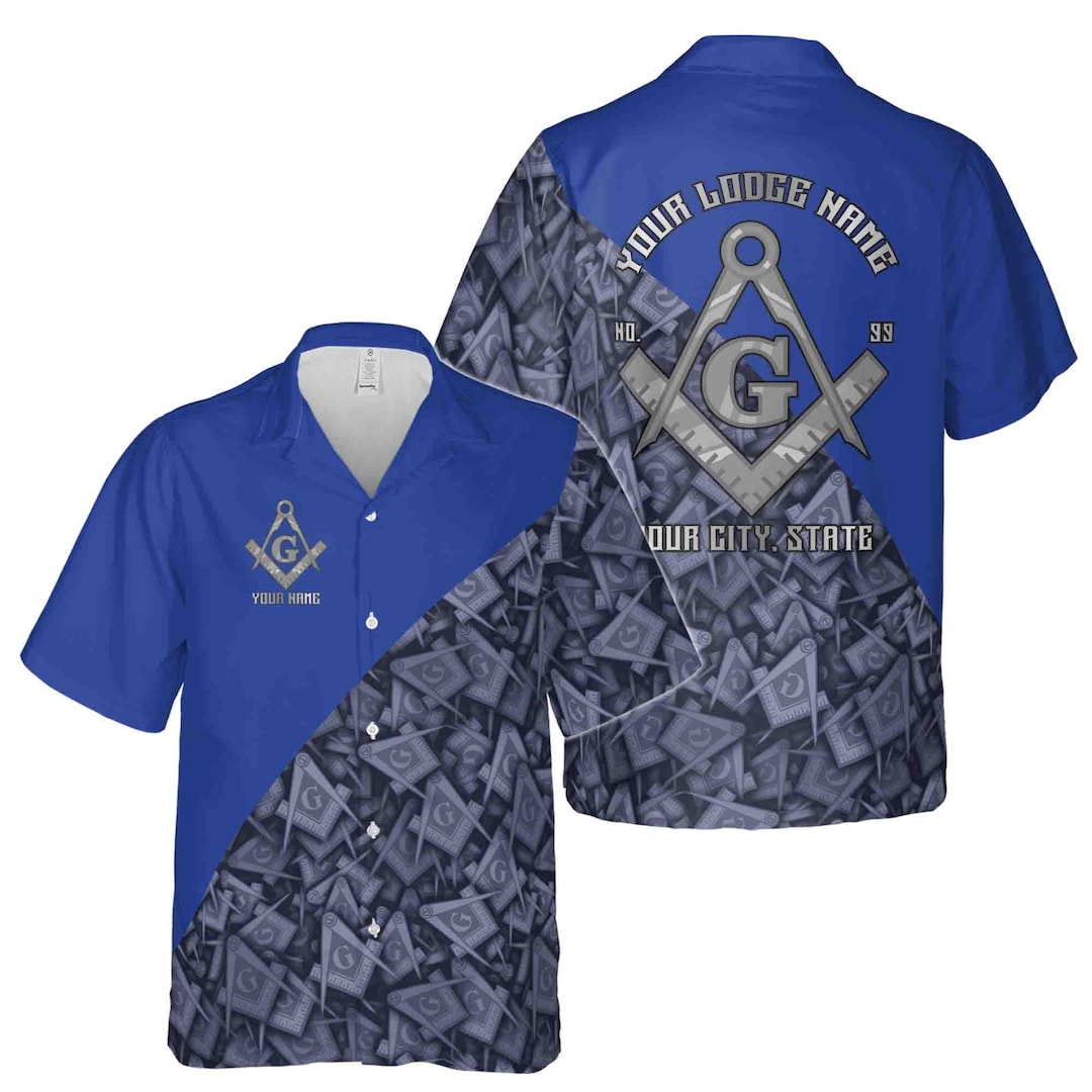 Customized Masonry Master Mason Multi-color Hawaiian Shirt S-5XL - Etsy