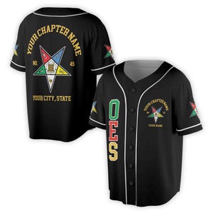 Custom Name Order of the Eastern Star OES Pentagon up PHA Unisex ...