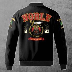 Customize Shriners Nobles Mystic Shrine 3D Bomber Jacket S-5XL - Etsy