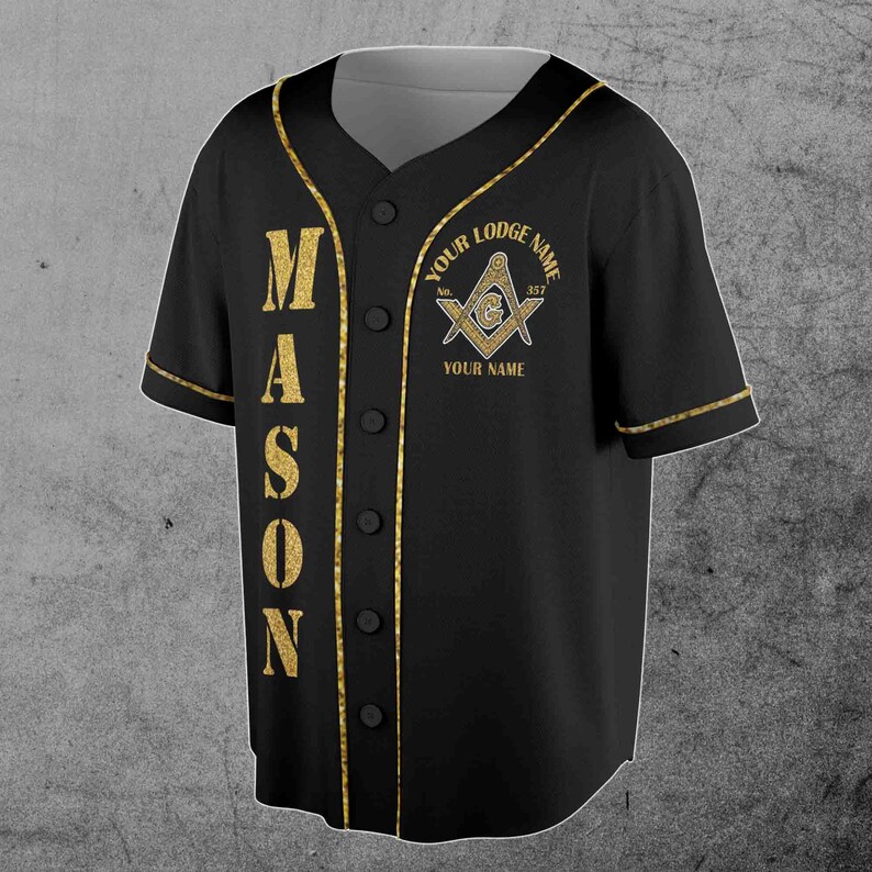 Greats Mason Masonic Prince Hall Masons Baseball Jersey S-5XL - Etsy