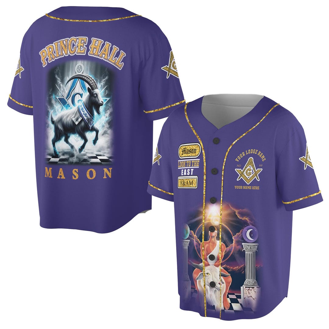 Freemason Prince Hall Masonic Medieval Astral Baseball Jersey S-5XL - Etsy
