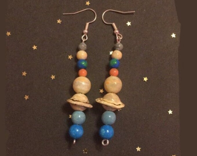 Handmade Solar System Earrings - Etsy