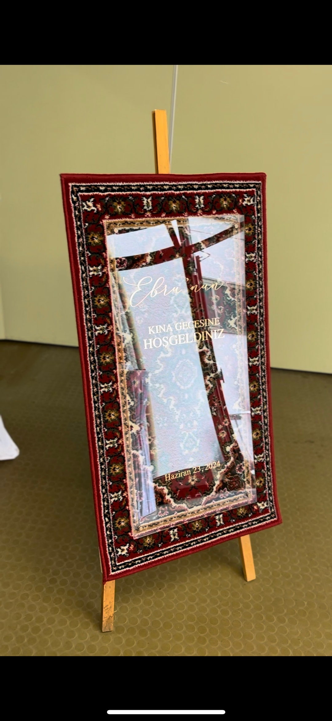 Henna Welcome Sign | Kina Sign | Oriental | Welcome Board Wedding ...