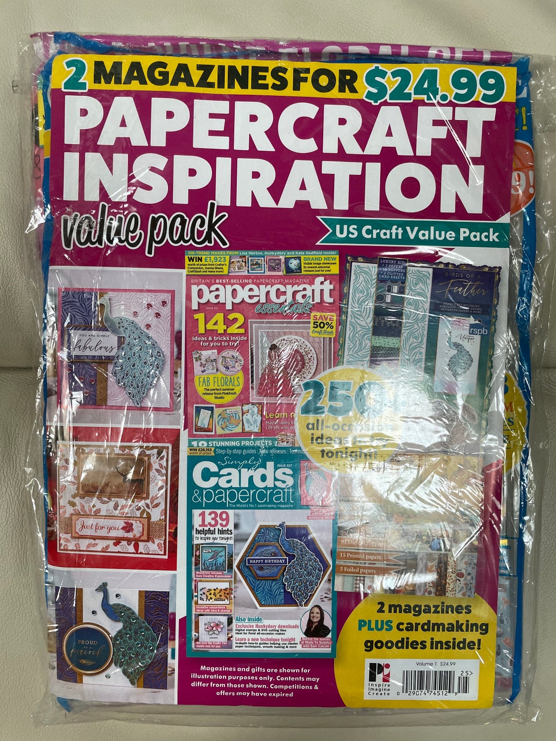 2 Magazines. Cardmaking Papercraft Essentials Value Pack-britain’s Best ...