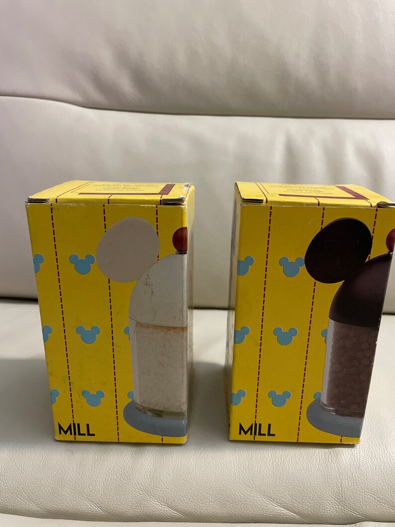 Mickey and Minnie Mouse Salt and Pepper Mills - Etsy