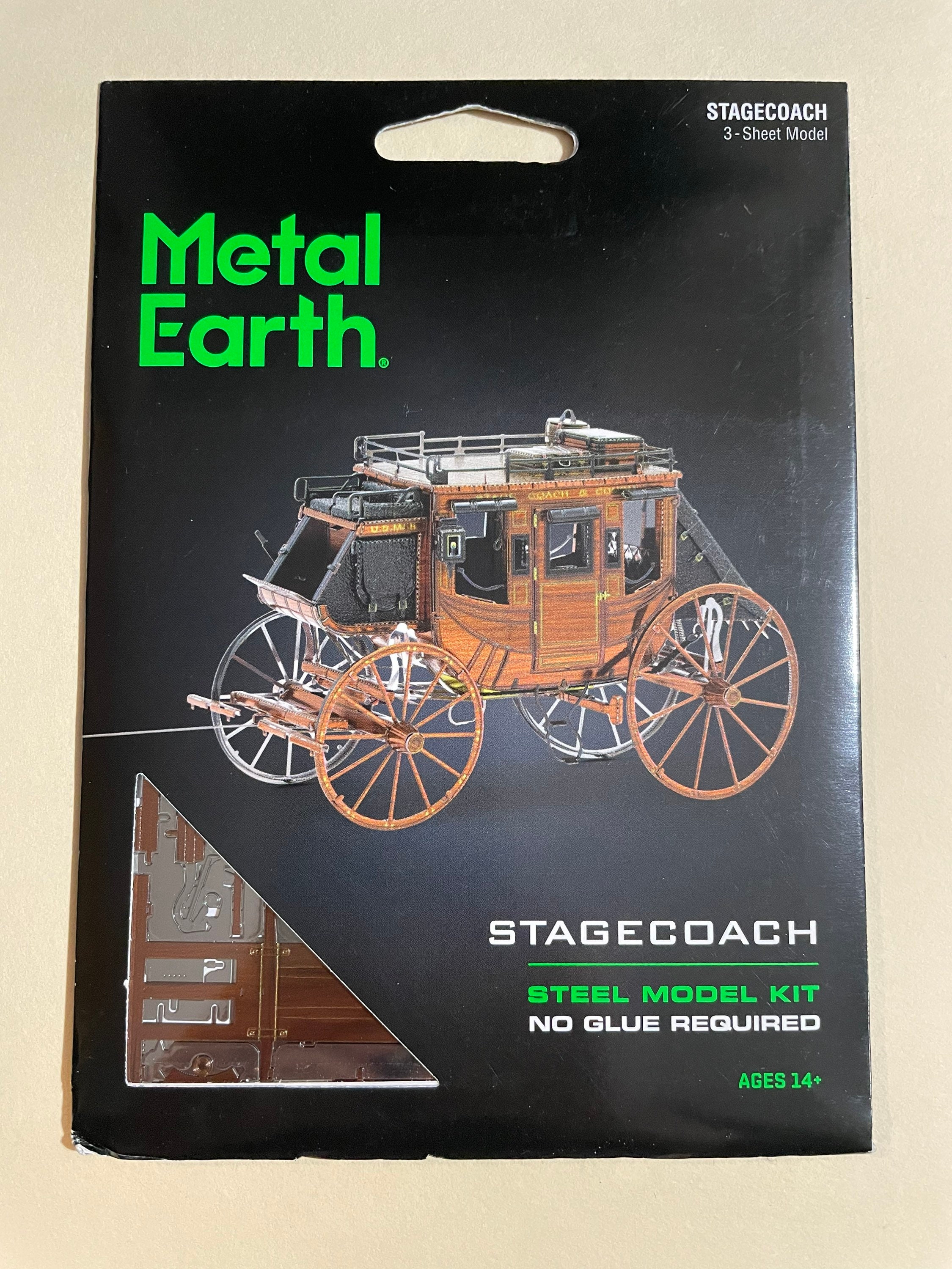Metal Earth Stagecoach Model Kit~no Glue Required - Etsy