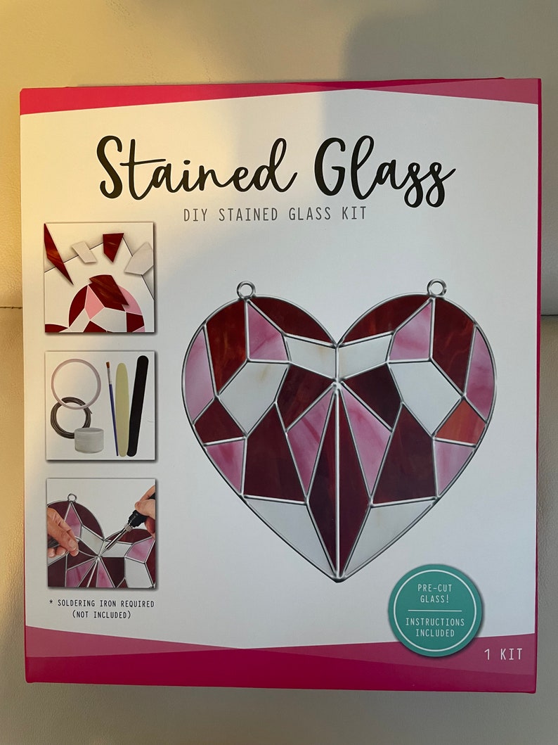 American Crafts Stained Glass Kit - Etsy