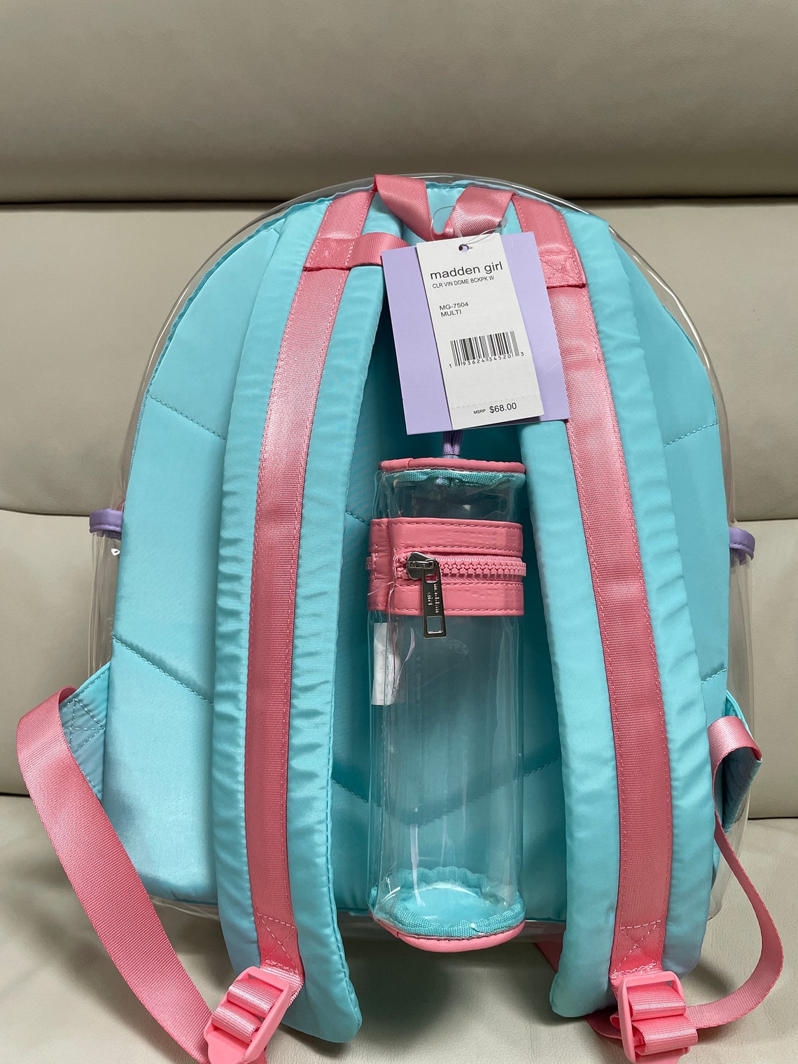 Madden Girl Clear Vinyl Dome Backpack-mg-7504 MULTI - Etsy