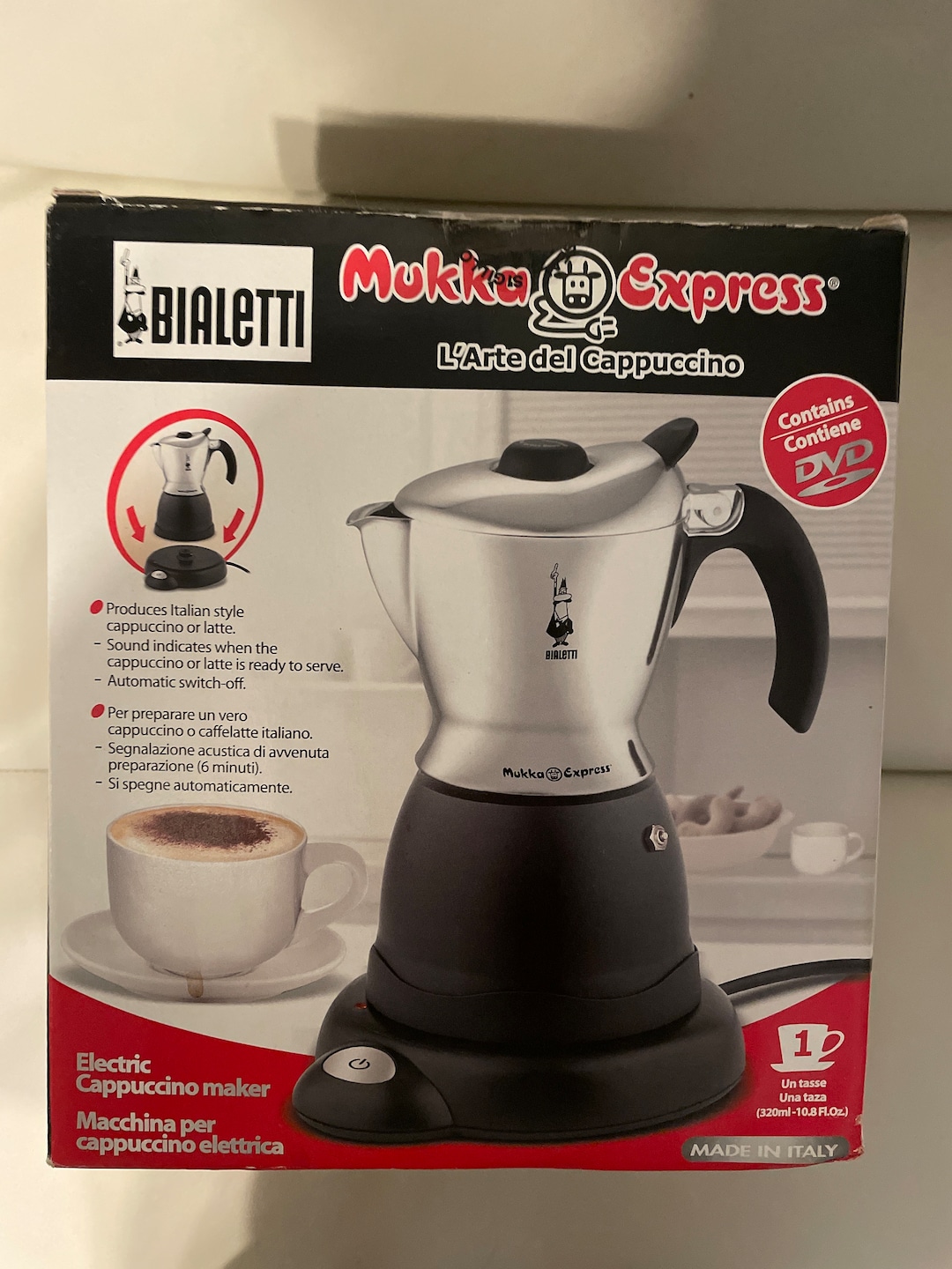 Bialetti Mukka Express Electric 1 Cup Cappuccino Maker - Etsy