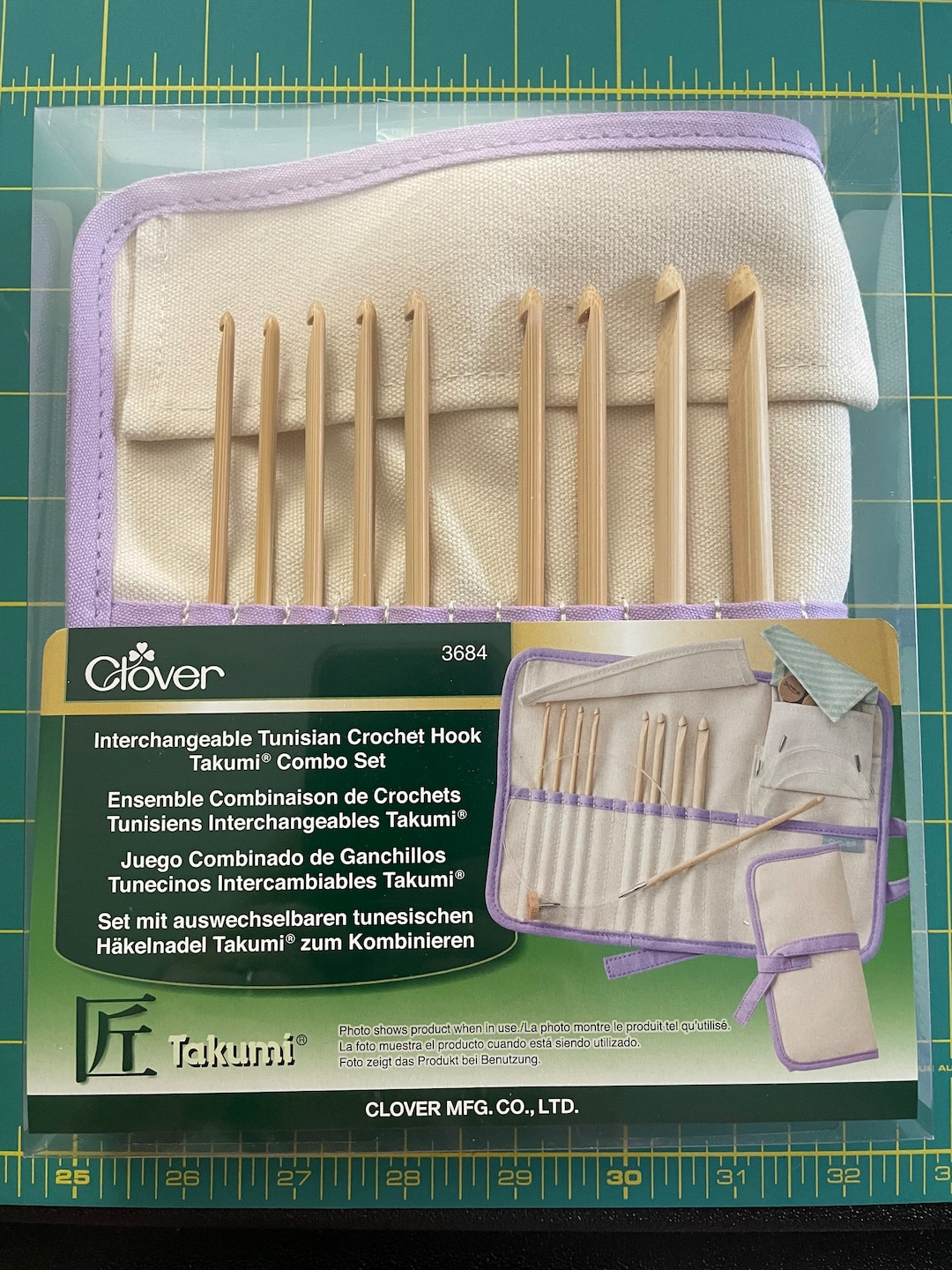 Clover Interchangeable Tunisian Crochet Hook Takumi Combo Set. - Etsy